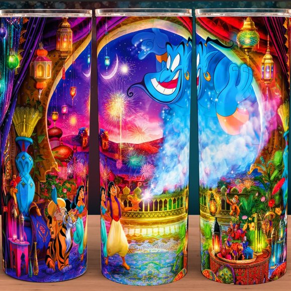 Dining | Aladdin And Princess Jasmine Magic Lamp With Genie Cup Mug ...